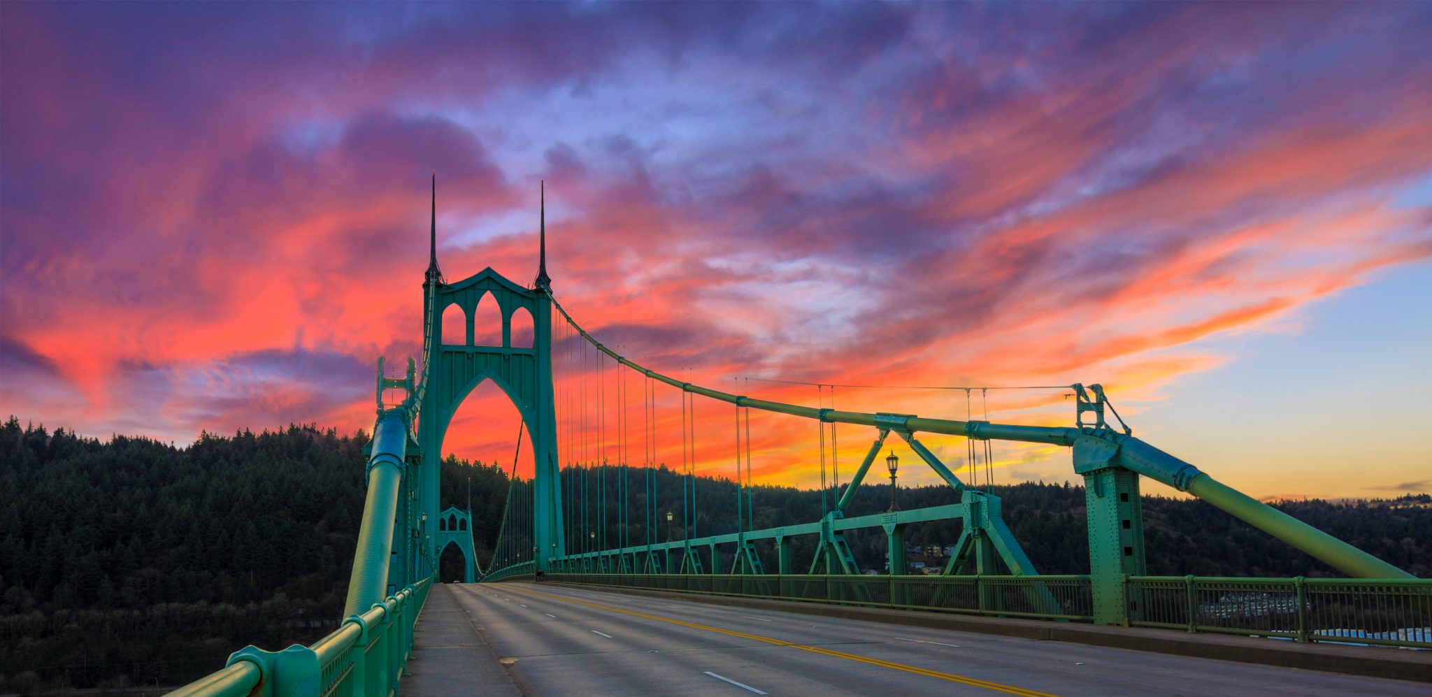 St. John’s Bridge in Portland Oregon, USA | Smith Freed Eberhard